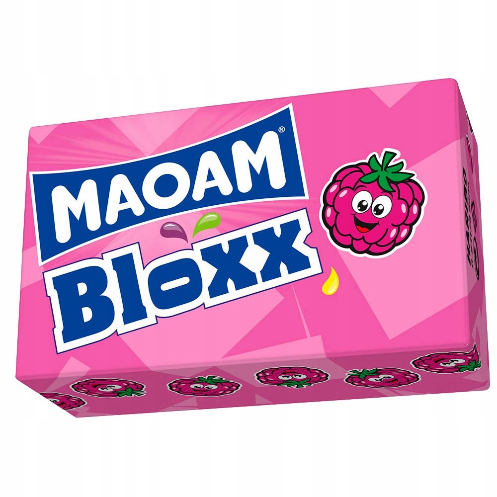MAOAM BLOXX RASPBERRY 22 G GUMA DO ŻUCIA-MALINA - 12326996287 ...