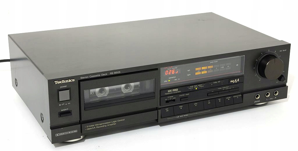 TECHNICS RS-B505 FIRMOWY DECK MAGNETOFON HX-PRO ! - 12753502937 ...