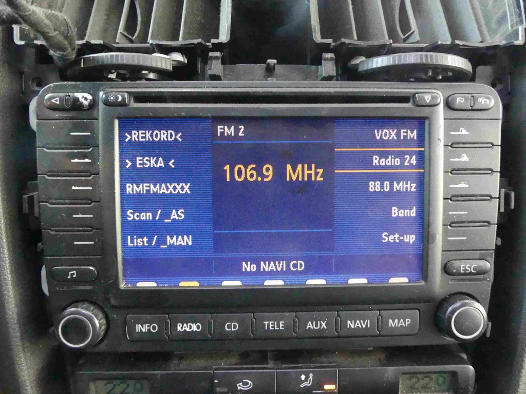 RADIO FABRYCZNE VW GOLF V 1T0035194C - 11505052060 - oficjalne archiwum Allegro