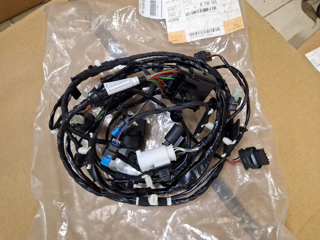NOWY ORG zestaw kabli strony czołowej BMW G01 G02 61128736555 ...