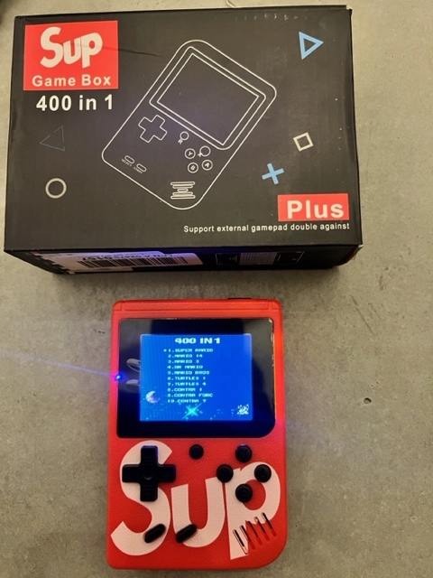 PRZENOŚNA MINI KONSOLA RETRO GAMEBOY PEGASUS GAME BOX MARIO CONTRA 400 ...