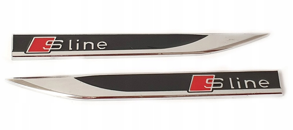 AUDI S-LINE LOGO EMBLEMAT ZNACZEK NA BŁOTNIK PRÓG - 11691093367 ...