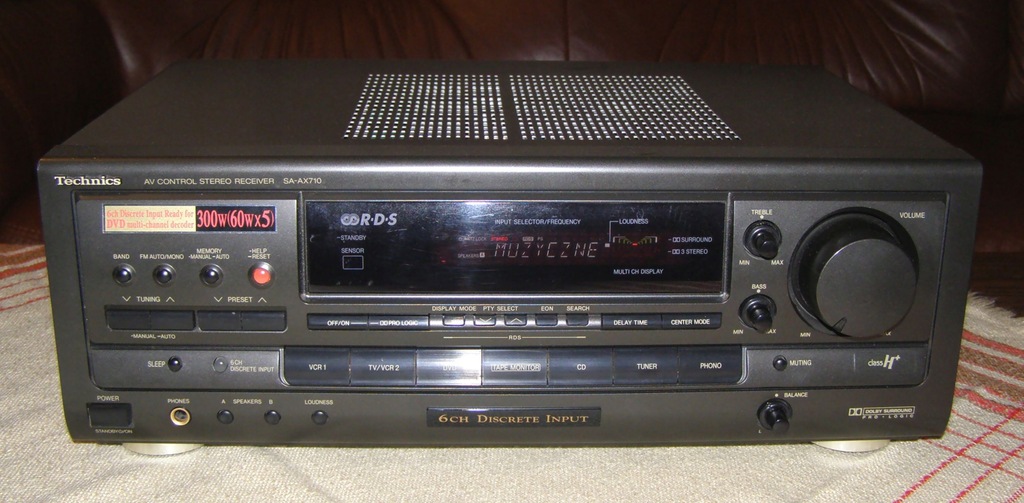 Amplituner Technics SA-EX710 markowy amplituner ! - 8794384396 - oficjalne archiwum Allegro