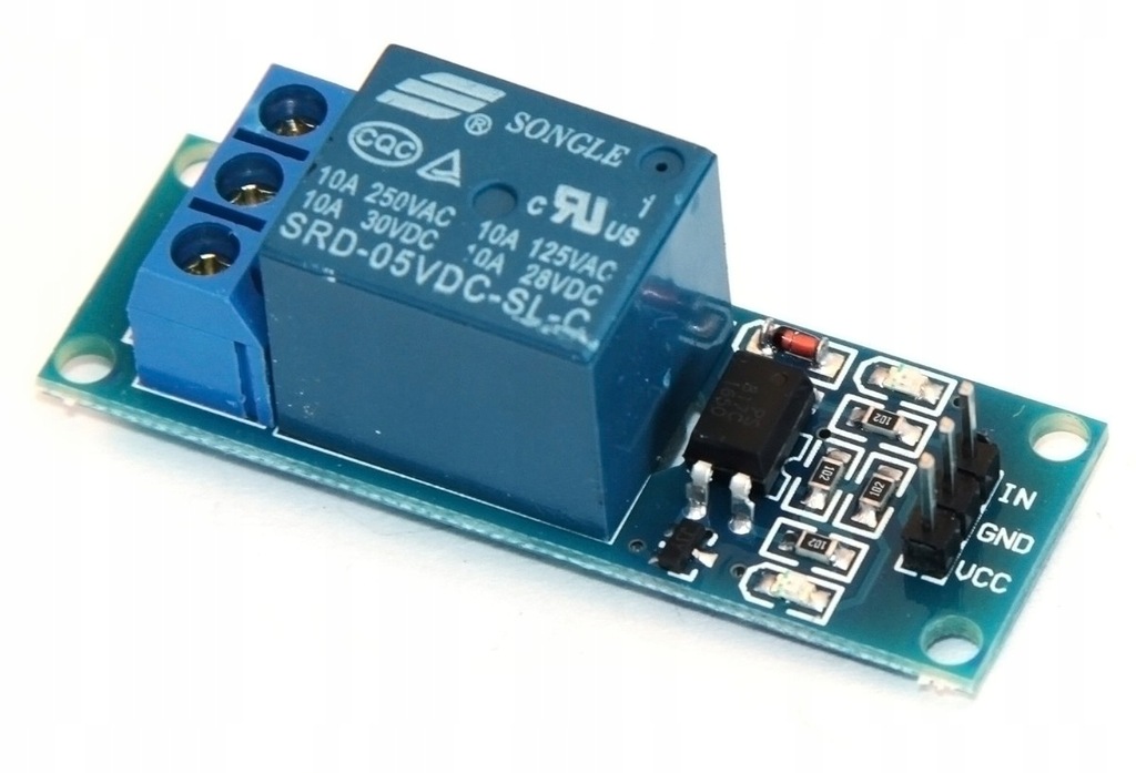 Moduł 1 przekaźnika 5V 10A Arduino Lo - 11032224570 - oficjalne ...
