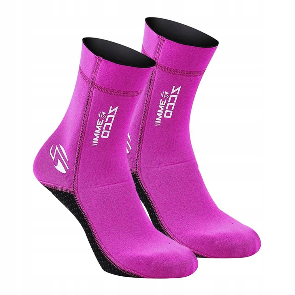 Neoprene Water Fin Socks Diving Wetsuits Sock for Women Men, Rose Red S ...