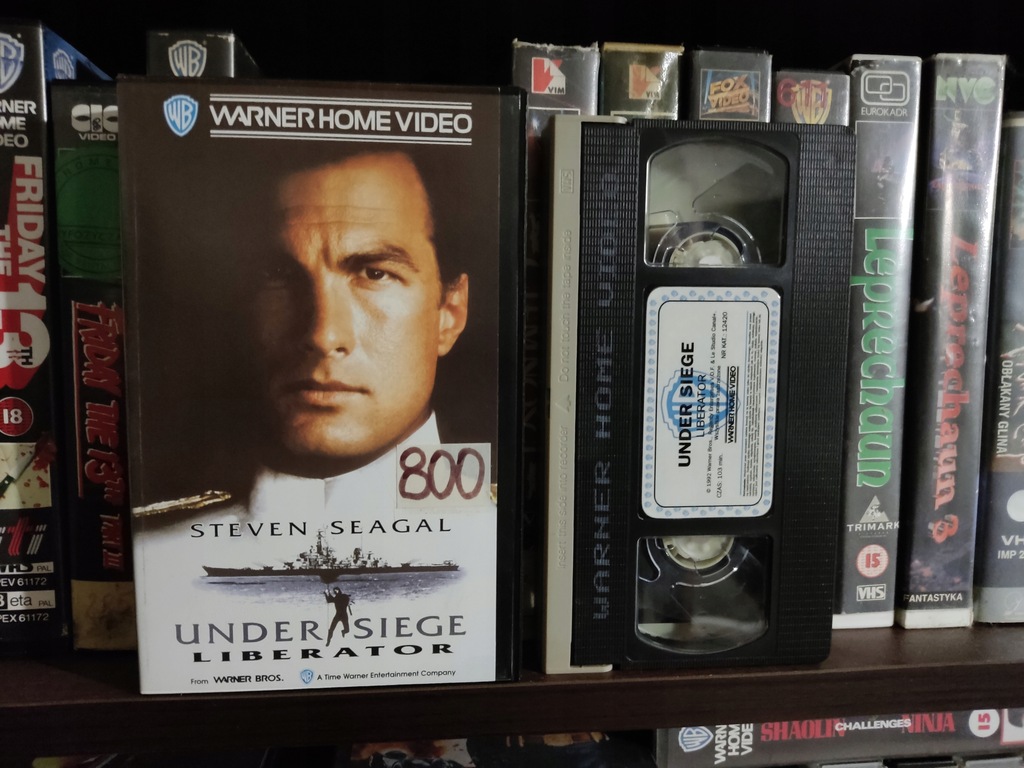 LIBERATOR # STEVEN SEAGAL # kaseta VHS - 14435103225 - oficjalne archiwum Allegro