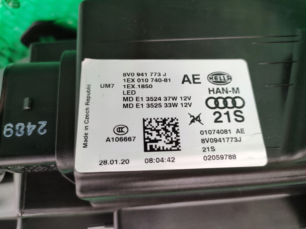 audi a3 s3 8v lewa full led 8v0941773j nowa - 11665824610 - oficjalne ...