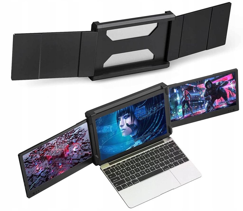 MONITOR PODWÓJNY DO LAPTOPA 11.6" FULL HD IPS OFIYAA P2 USB C ...