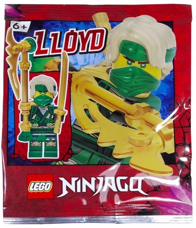 LEGO NINJAGO FIGURKA NINJA LLOYD 892292 SASZETKA - 14047896844 ...
