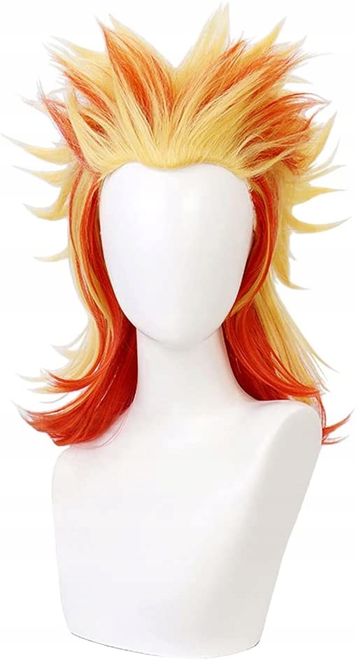 Kyojuro Rengoku Wig, Demon Slayer Kimetsu no Yaiba - 11678411370 ...
