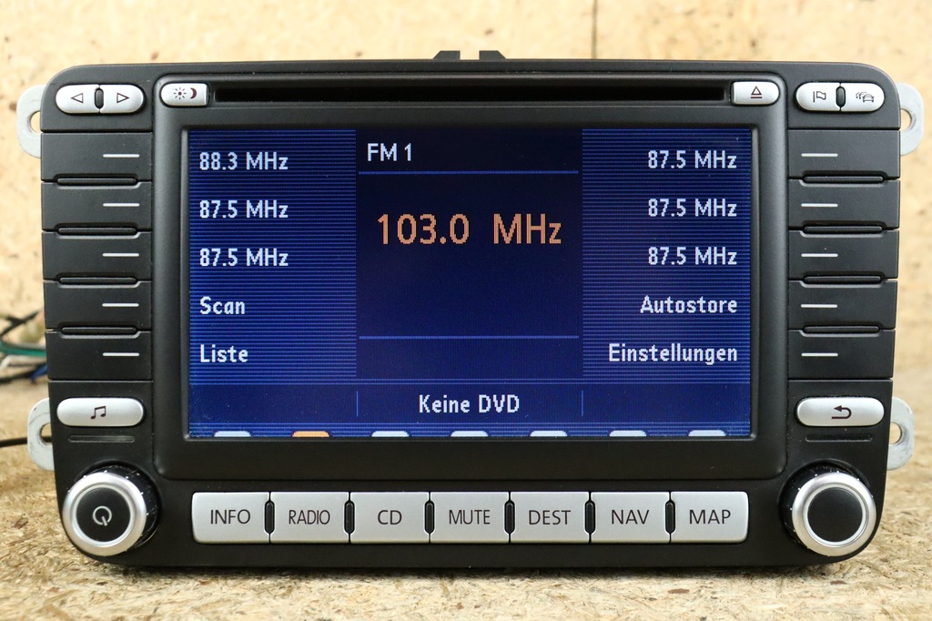 RADIO NAWIGACJA MFD2 VW TOURAN PASSAT GOLF KOD PL - 13247894097 - oficjalne archiwum Allegro