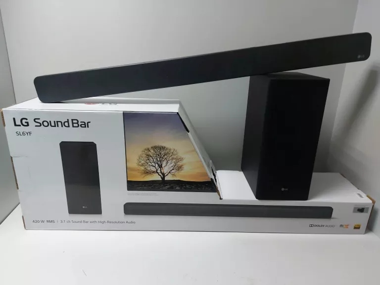 SOUNDBAR LG SL6YF - 12409864264 - oficjalne archiwum Allegro