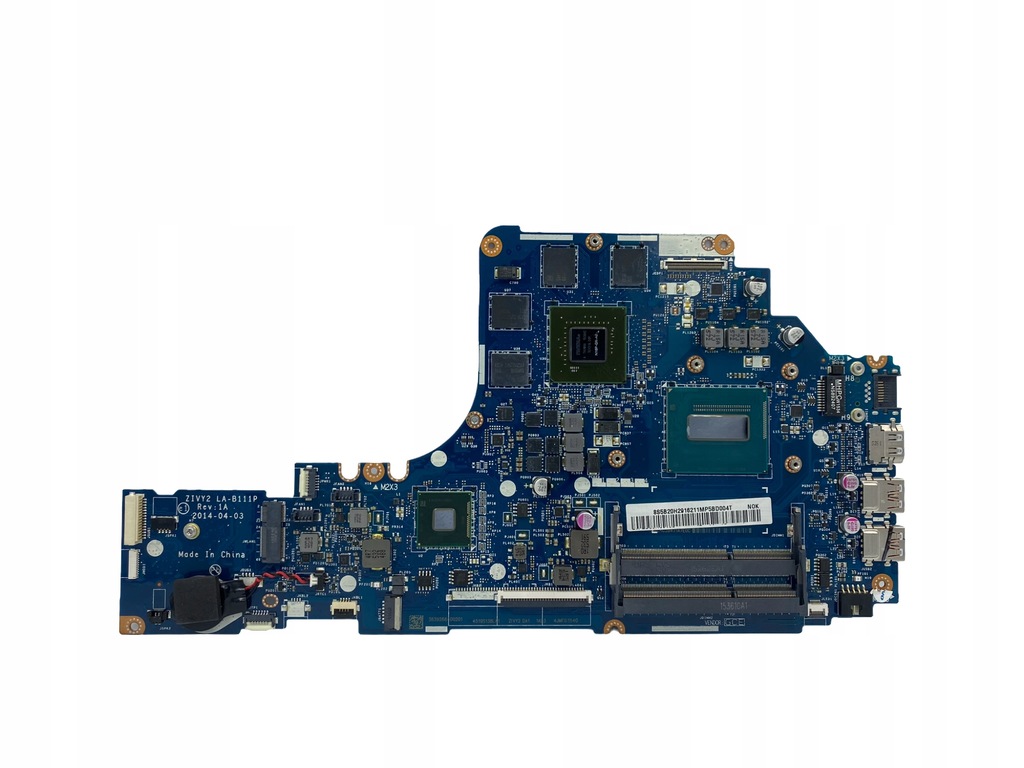Płyta Główna Lenovo LA-B111P i7 960M 4GB Y50-70 - 13524454369 - oficjalne archiwum Allegro