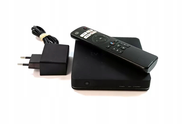 PRZYSTAWKA DEKODER TV SMART 4K BOX ZASILACZ PILOT - 13029565789 ...