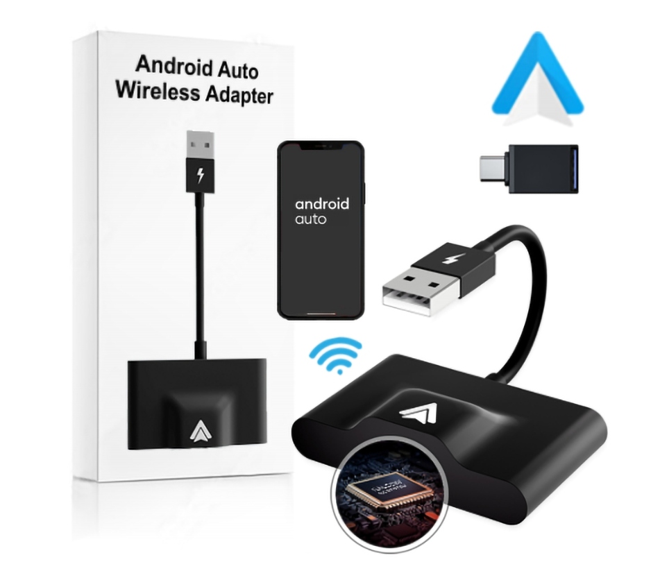 ADAPTER BEZPRZEWODOWY ANDROID AUTO BLUETOOTH WI-FI - 14277572605 ...