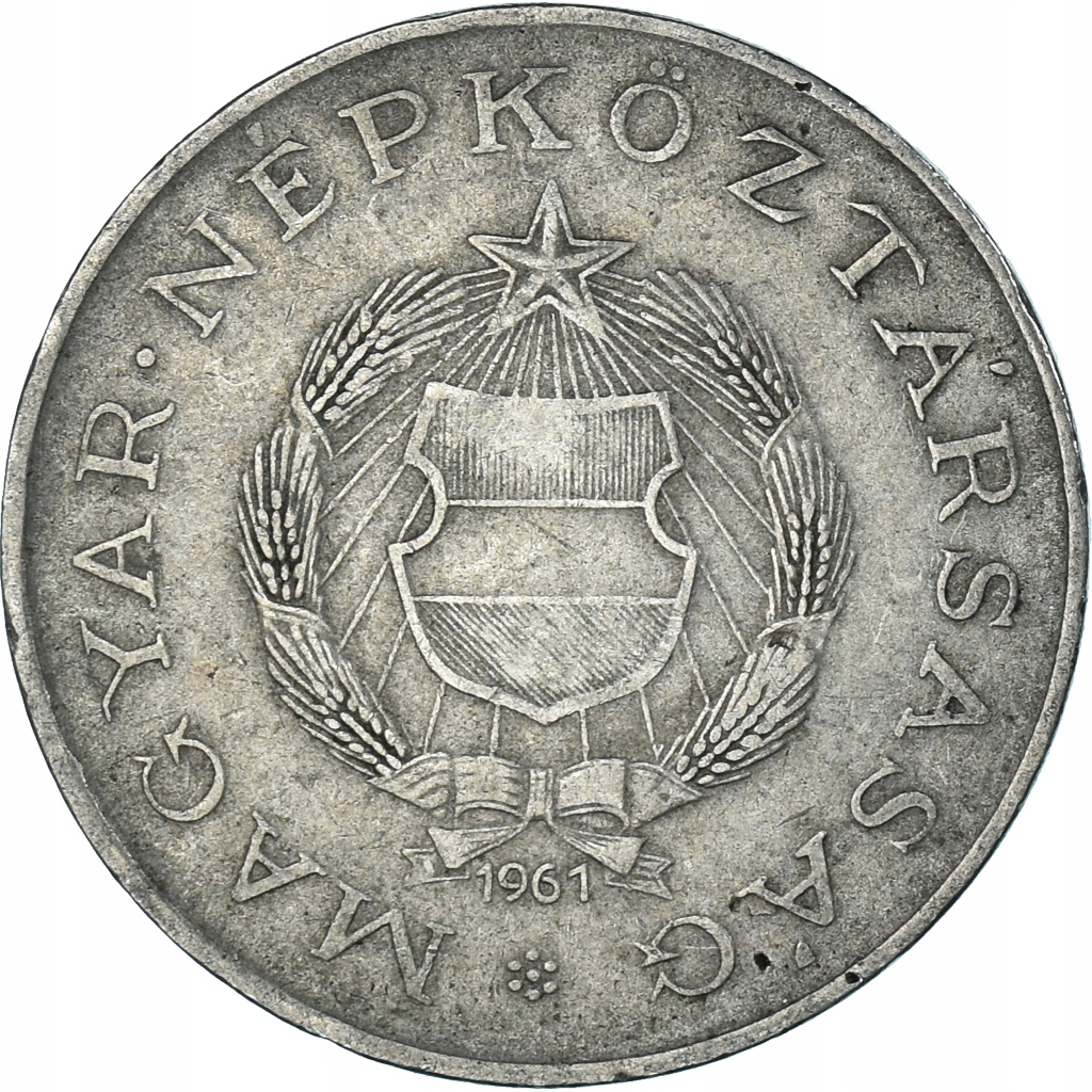Moneta, Węgry, 2 Forint, 1961 - 13381387014 - oficjalne archiwum Allegro