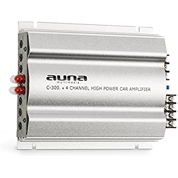 Wzmacniacz samochodowy 4-kanałowy Auna 1200 W - 12272560953 - oficjalne archiwum Allegro