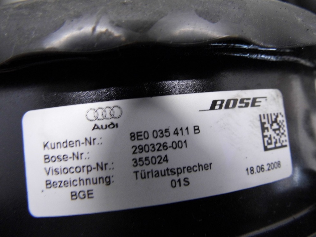 ZESTAW GLOSNIKI WZMACNIACZ BOSE AUDI A3 8P 3D KPL - 8301895689 - oficjalne archiwum Allegro
