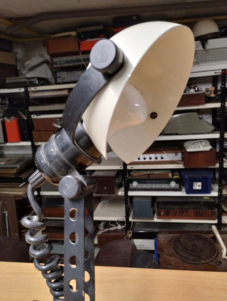 Lampa klips CLAUDE design 1970 Francja loft modern - 13131686877 ...