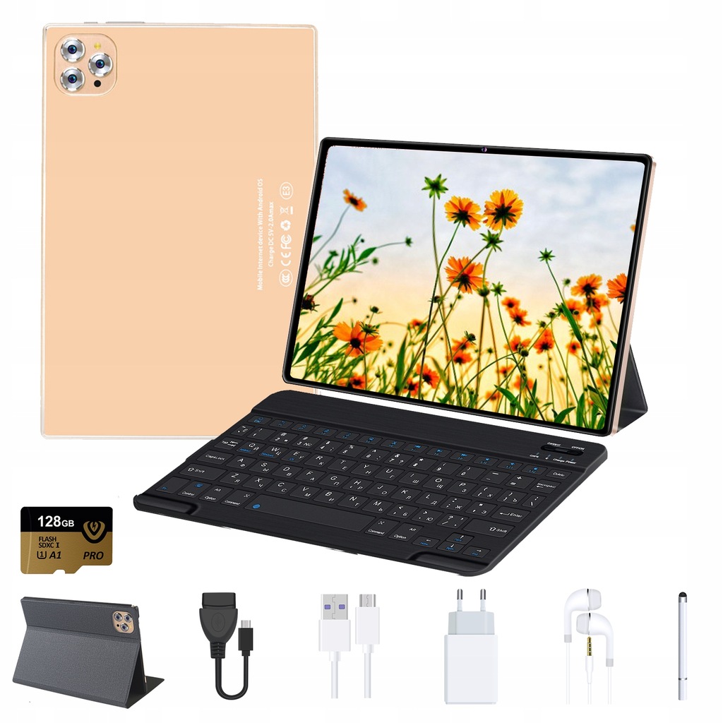 TABLET 10,1'HD GPS 4G LTE WiFi 6/128G + klawiatura - 14102352003 - oficjalne archiwum Allegro