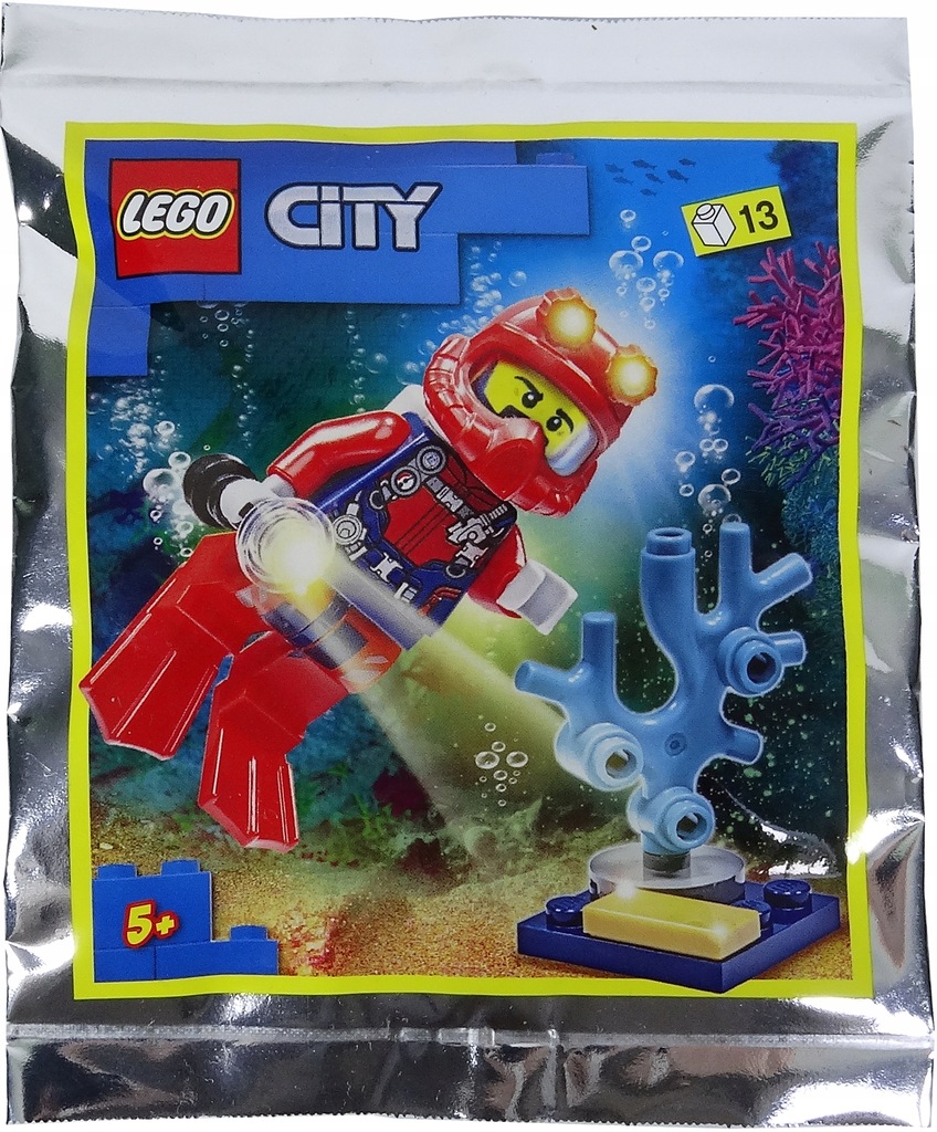 LEGO CITY FIGURKA NUREK PŁETWONUREK 952012 - 11201395769 - oficjalne ...