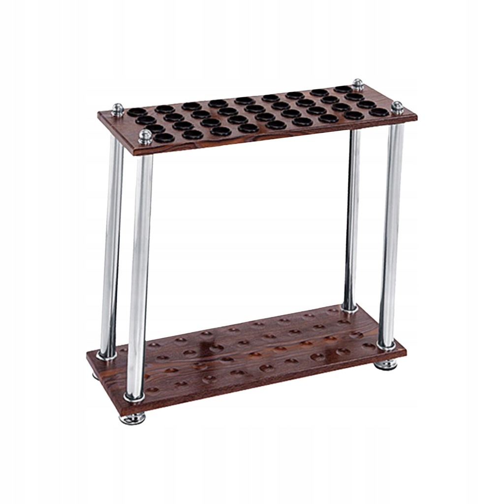 36 Holes Billiard Rod Rack Pool Pole Stand, Vintage Style, Brown ...