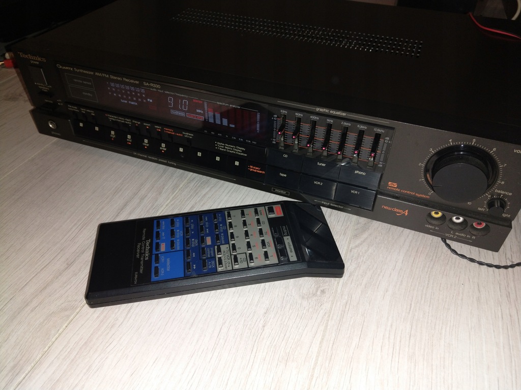 Amplituner TECHNICS SA-R330 + korektor + Pilot - 11581225094 ...