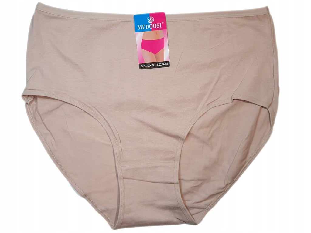 majtki damskie 3XL bawełniane beżowe gładkie - 13983525938 - oficjalne archiwum Allegro