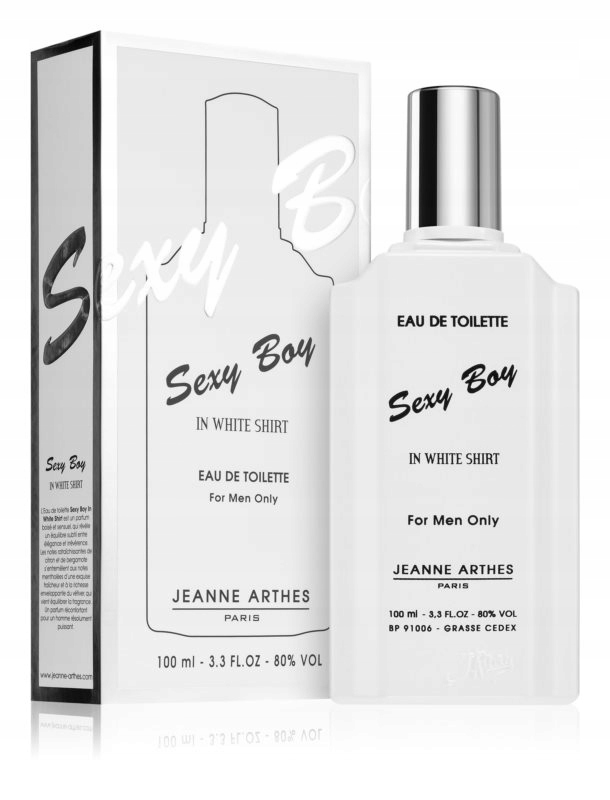 JEANNE ARTHES SEXY BOY WHITE SHIRT EDT 100ML - 13584908616 - oficjalne archiwum Allegro