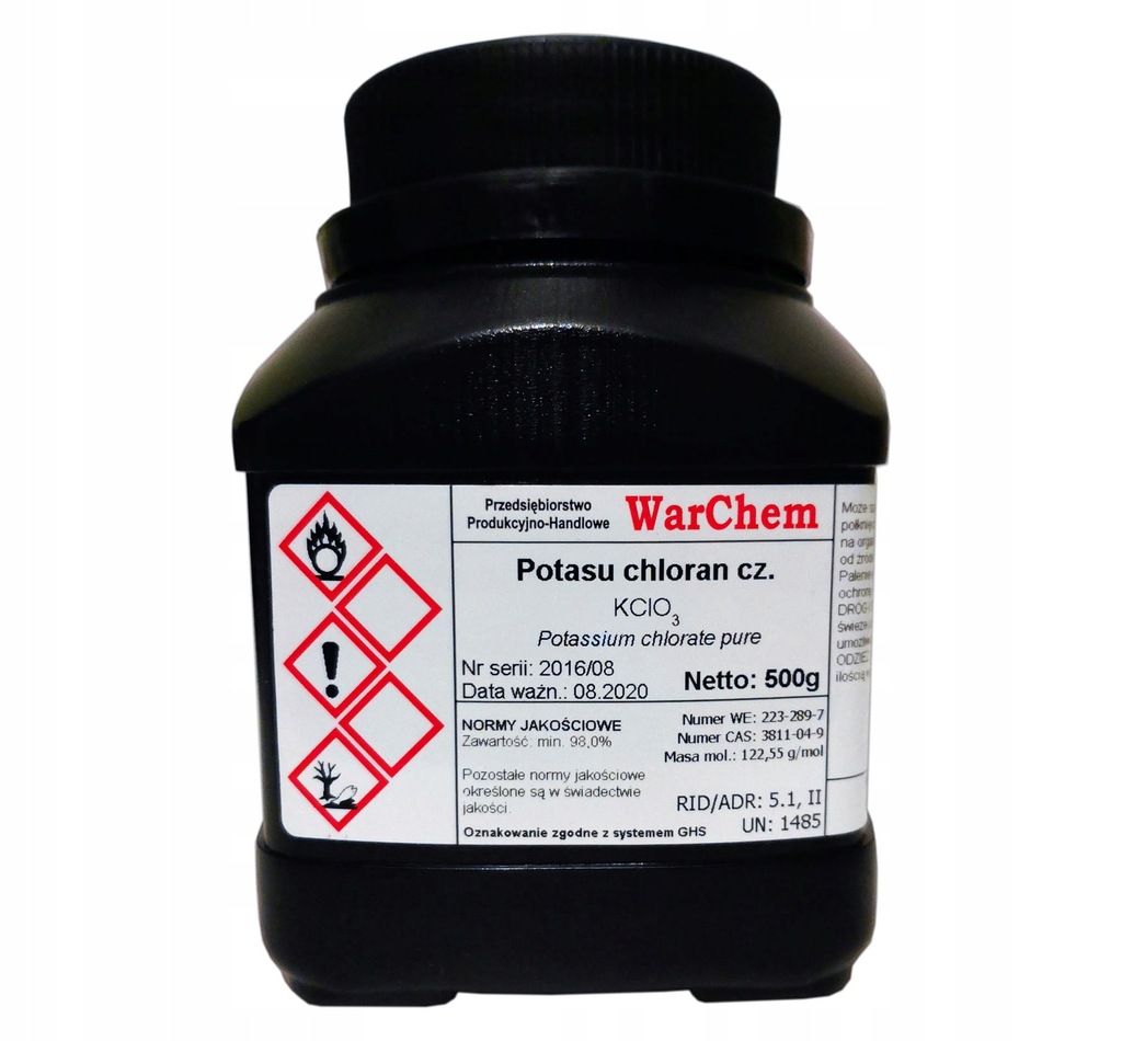 CHLORAN POTASU - 500g WARCHEM [50756] - 7607352353 - oficjalne archiwum ...