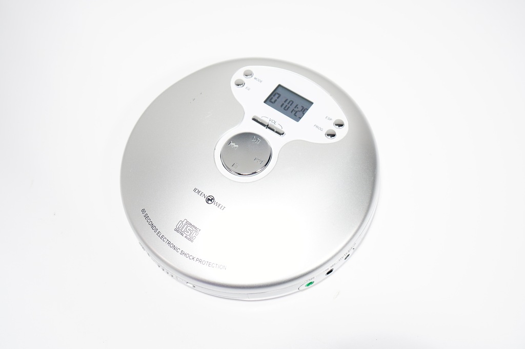 Купить Проигрыватель компакт-дисков Retro Discman Ideentwelt Silver ...