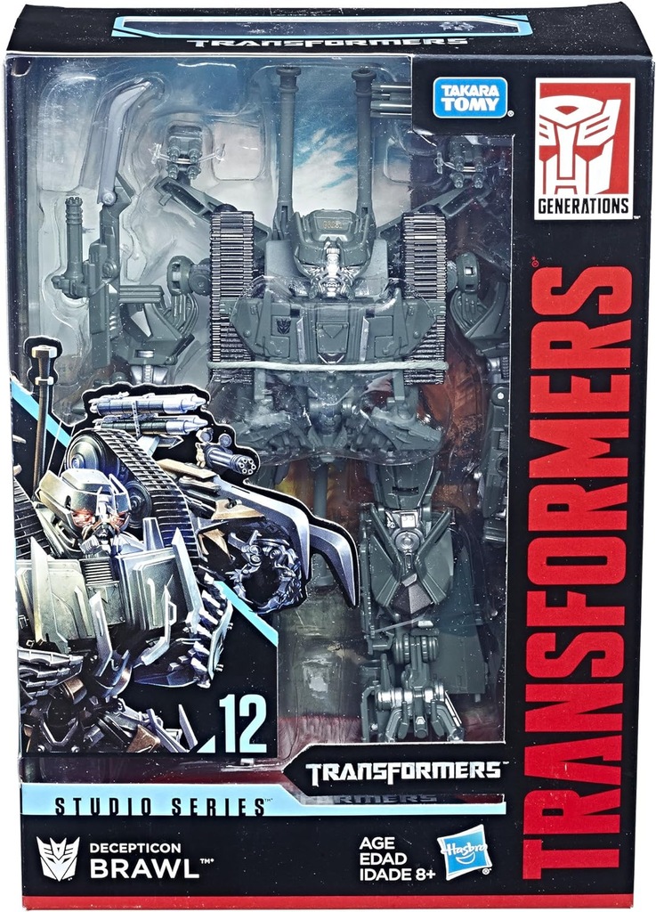 BRAWL VOYAGER TRANSFORMERS FIGURKA HASBRO STUDIO SERIES 12 CZOŁG M1 ...