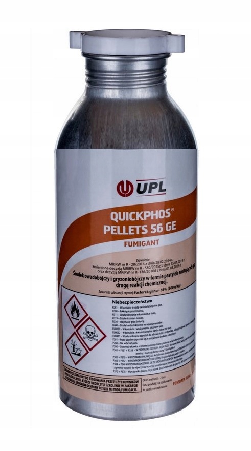 QUICKPHOS GE 1kg środek NA KRETY fumigacja ziarna - 7575433913 ...