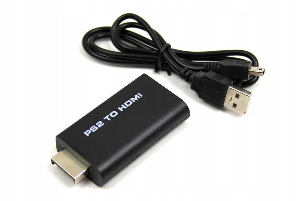 KONWERTER PS2 NA HDMI ADAPTER PRZEJŚCIÓWKA TV JACK - 9264402068 ...