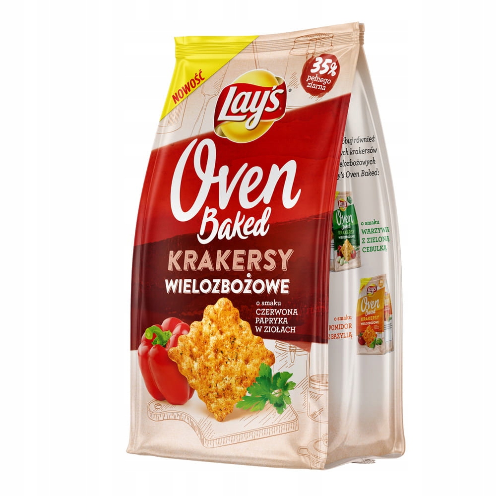 Lays Krakersy Lay's Oven Baked Papryka 80 g - 10892301148 - oficjalne ...