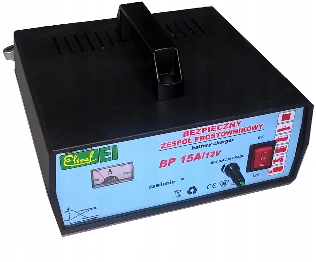 PROSTOWNIK 15A 6V/12V Z REGULACJĄ - 11634728740 - oficjalne archiwum Allegro