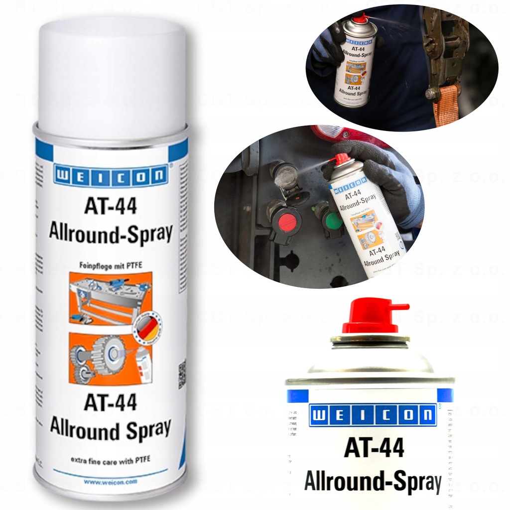 ŚRODEK SMARNY SPRAY UNIWERSALNY 400ML Z PTFE WIELOFUNKCYJNY SMAR ...