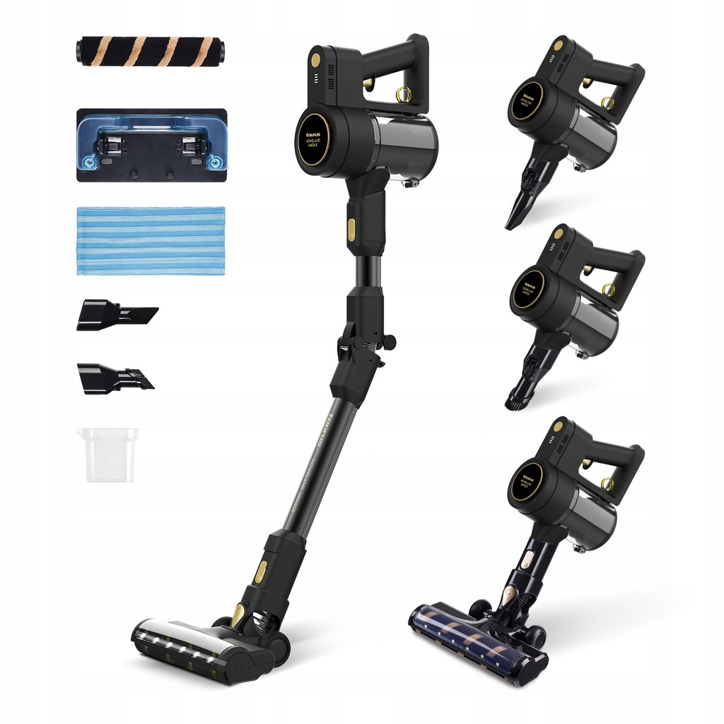 ODKURZACZ PIONOWY MOP BEZPRZEWODOWY RĘCZNY TAURUS - 12917467912 ...