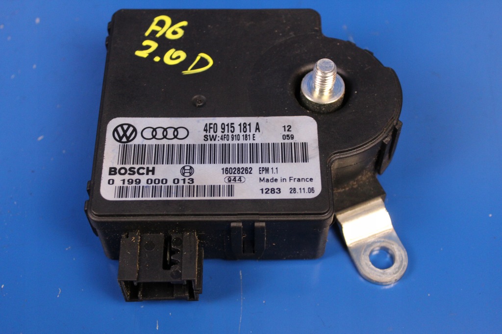 AUDI A6 C6 MODUŁ NAPIĘCIA AKUMULATORA 4F0915181 - 7793025365 - oficjalne archiwum Allegro