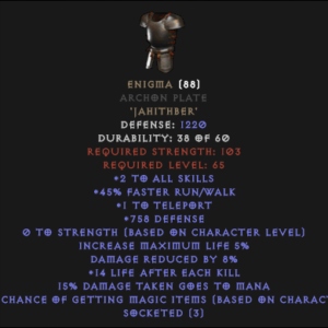 Enigma Diablo 2 D2 Ladder - 7574501360 - oficjalne archiwum Allegro