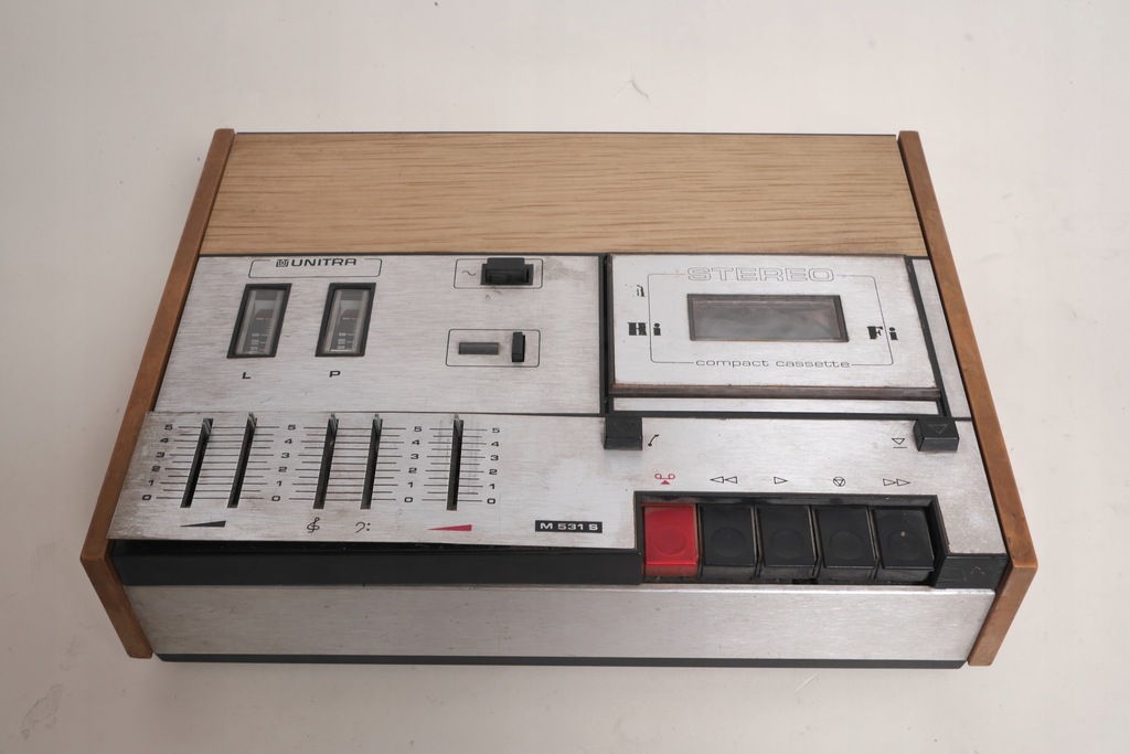 Magnetofon kasetowy Unitra M531S stan nieznany - 11758488388 ...