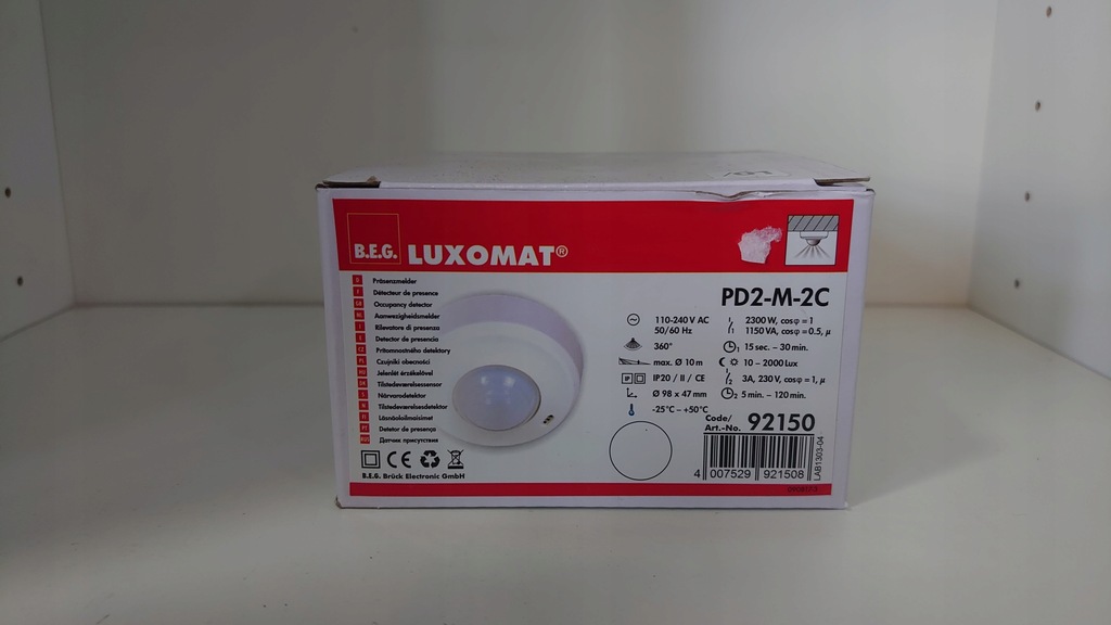 CZUJNIK OBECNOŚCI LUXOMAT PD2-M-2C - 12111252951 - oficjalne archiwum ...