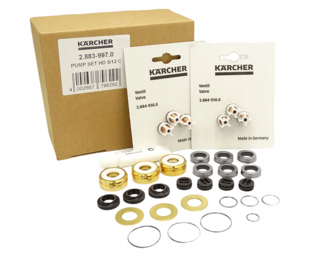 KARCHER zestaw naprawczy pompy HD 5/15 5/12 6/15 - 12710073546 - oficjalne archiwum Allegro
