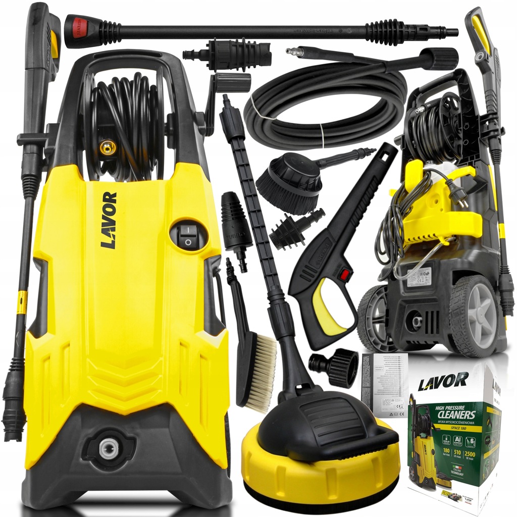 MYJKA CIŚNIENIOWA LAVOR SPACE 180 BAR 2500W PATIO - 9542573561 - oficjalne archiwum Allegro