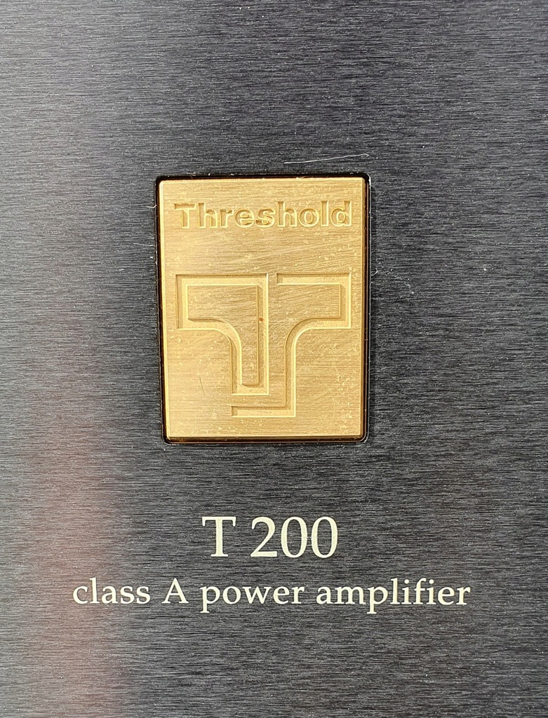 Threshold T 200 Stereo Power Amplifier - Class A - 12711328119 ...