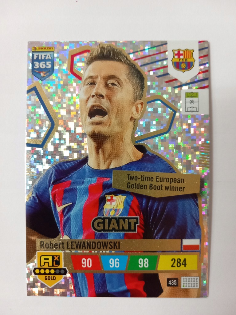 PANINI FIFA 365 2023 GIANT LEWANDOWSKI # 435 - 13199309568 - oficjalne archiwum Allegro
