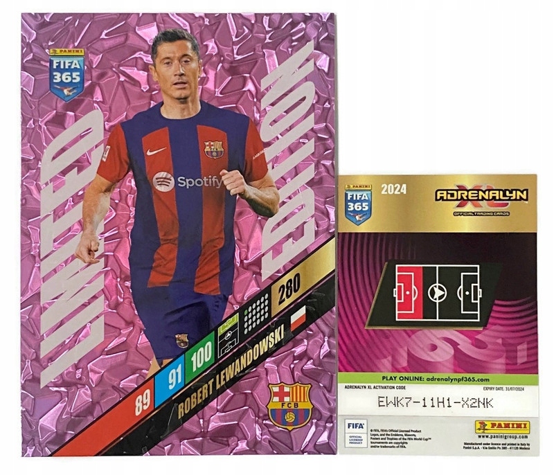 FIFA 365 2024 LIMITED EDITION XXL Robert Lewandowski BARCELONA - 14566547744 - oficjalne ...