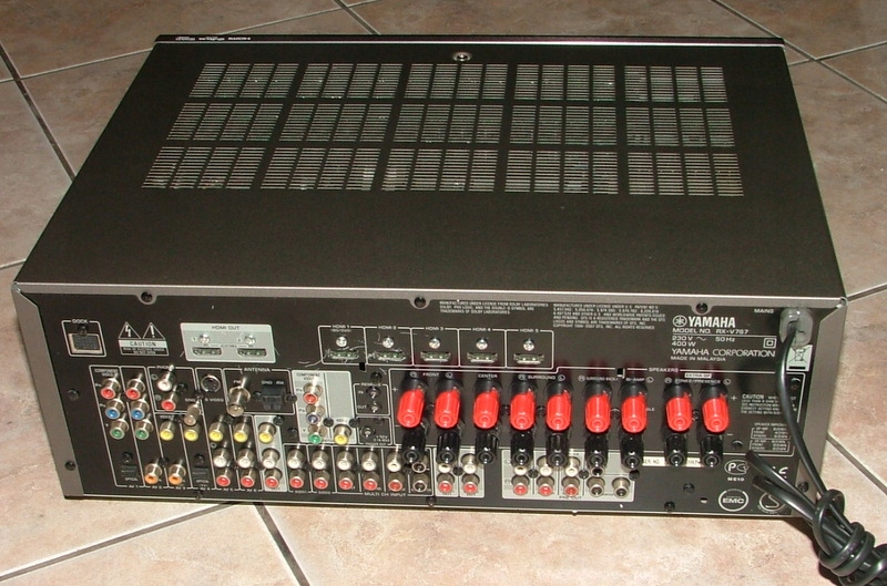 Amplituner Yamaha RX-V767 7.2czarny/pilot/mikrofon - 13525604679 ...