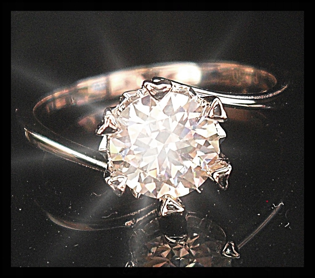 SOLITER BRYLANT 1CT HPTH P L A T Y N A PT 950 NAJWYZSZA PROBA PLATYNY - 14685797949 - oficjalne ...