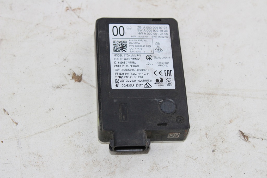 sterownik RADAR MERCEDES A0009059707 EKLASA 213 - 13093285106 ...